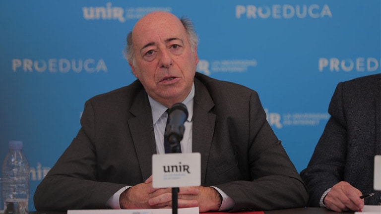 Juan Romo, presidente de la Crue: "UNIR lo está haciendo muy bien en ...